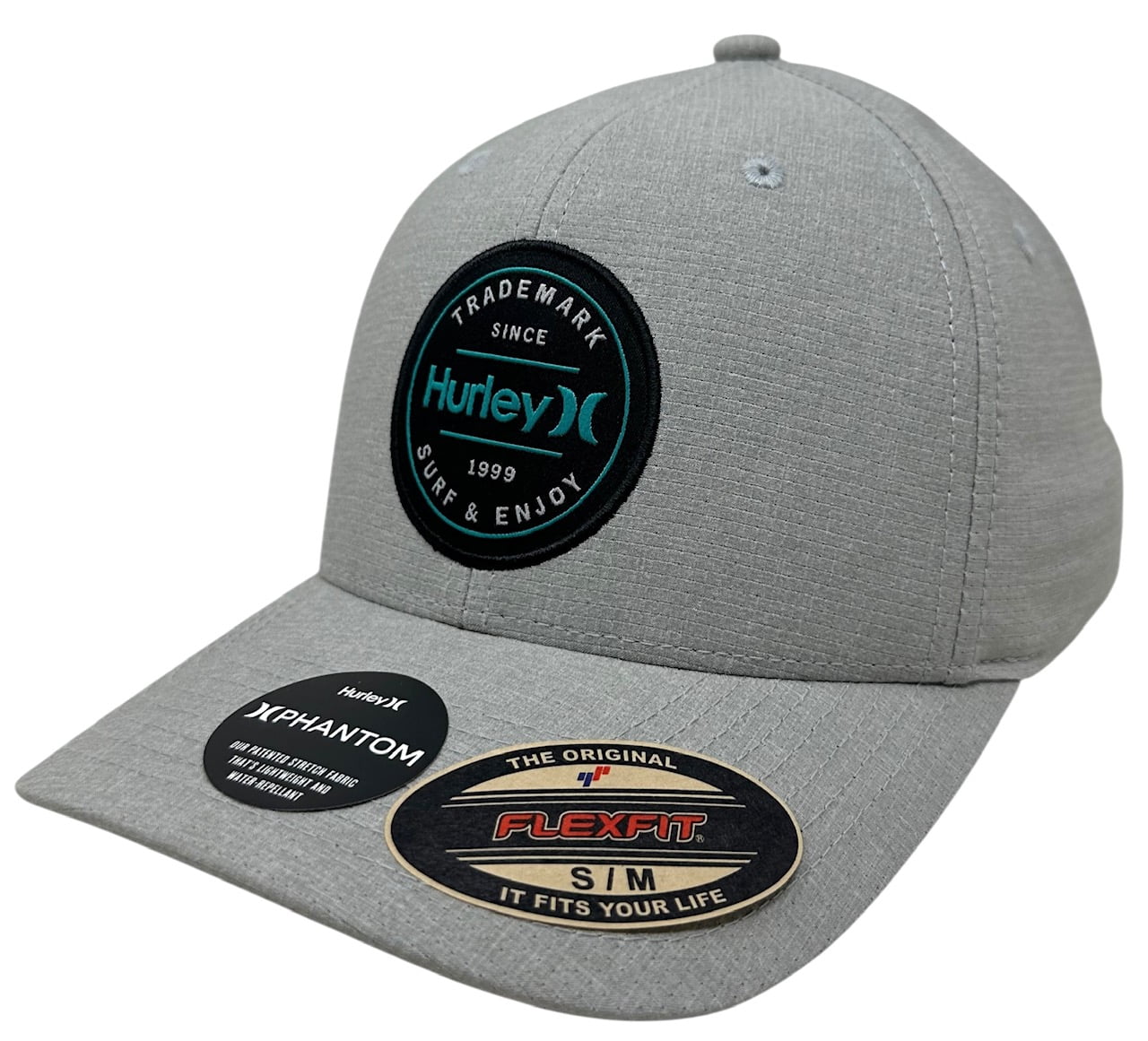 Hurley Men's Hat Phantom Lock Up H2O Dri-Fit Stretch Flex Fit Cap ...