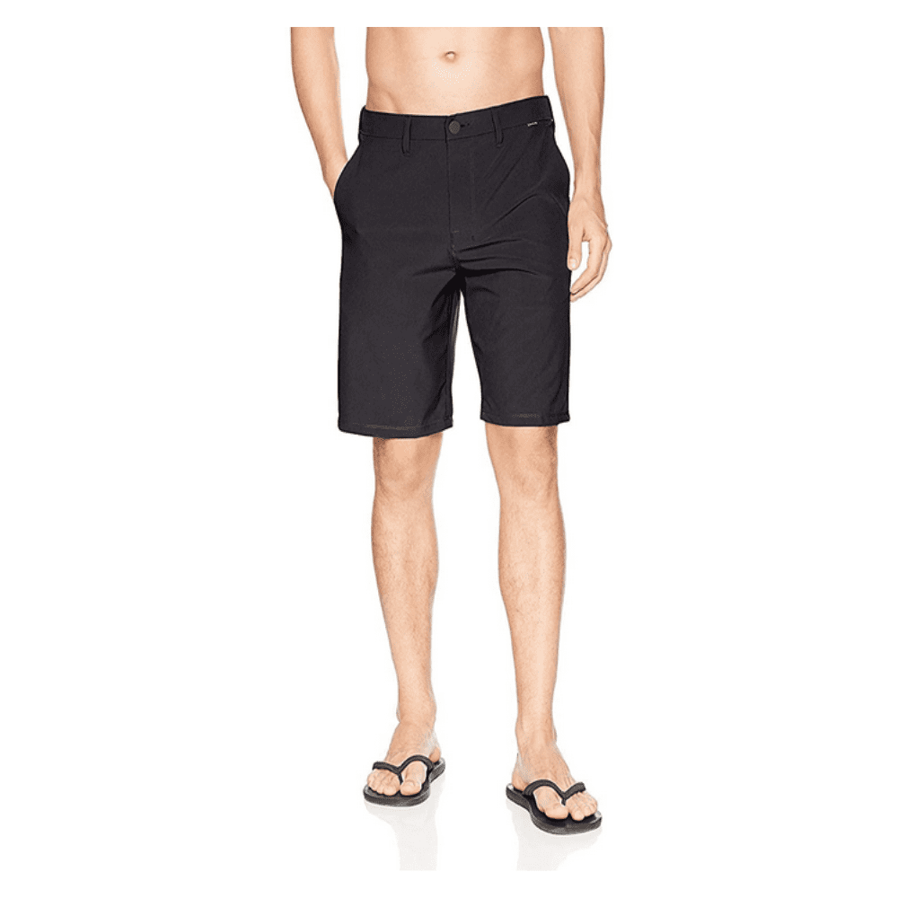 Hurley Men's Hybrid 20 Inch Outseam Phantom Stretch Walk Shorts, Black ...