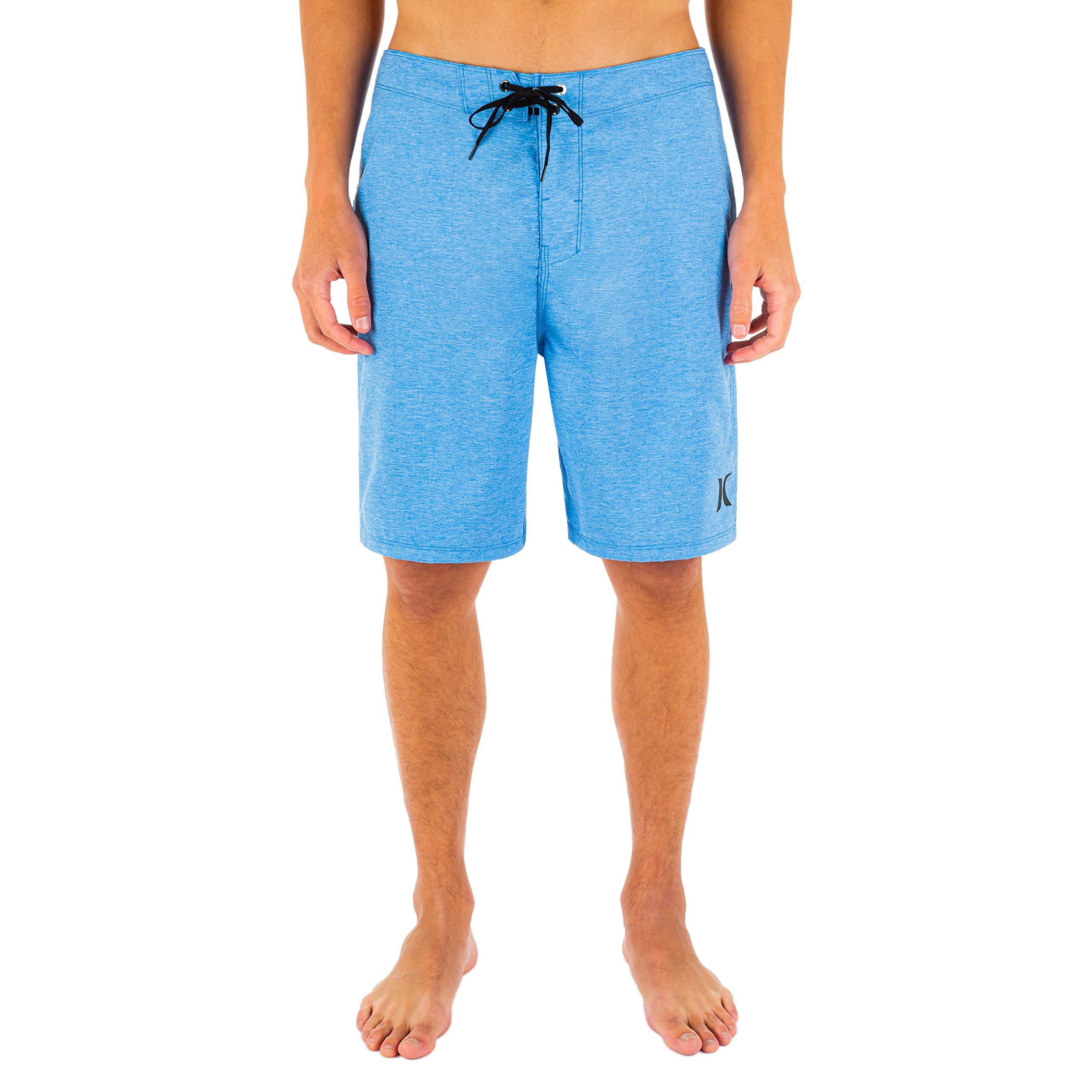 Hurley Men's One and Only 20" Board Shorts, Blue Heather, 32 - Walmart.com