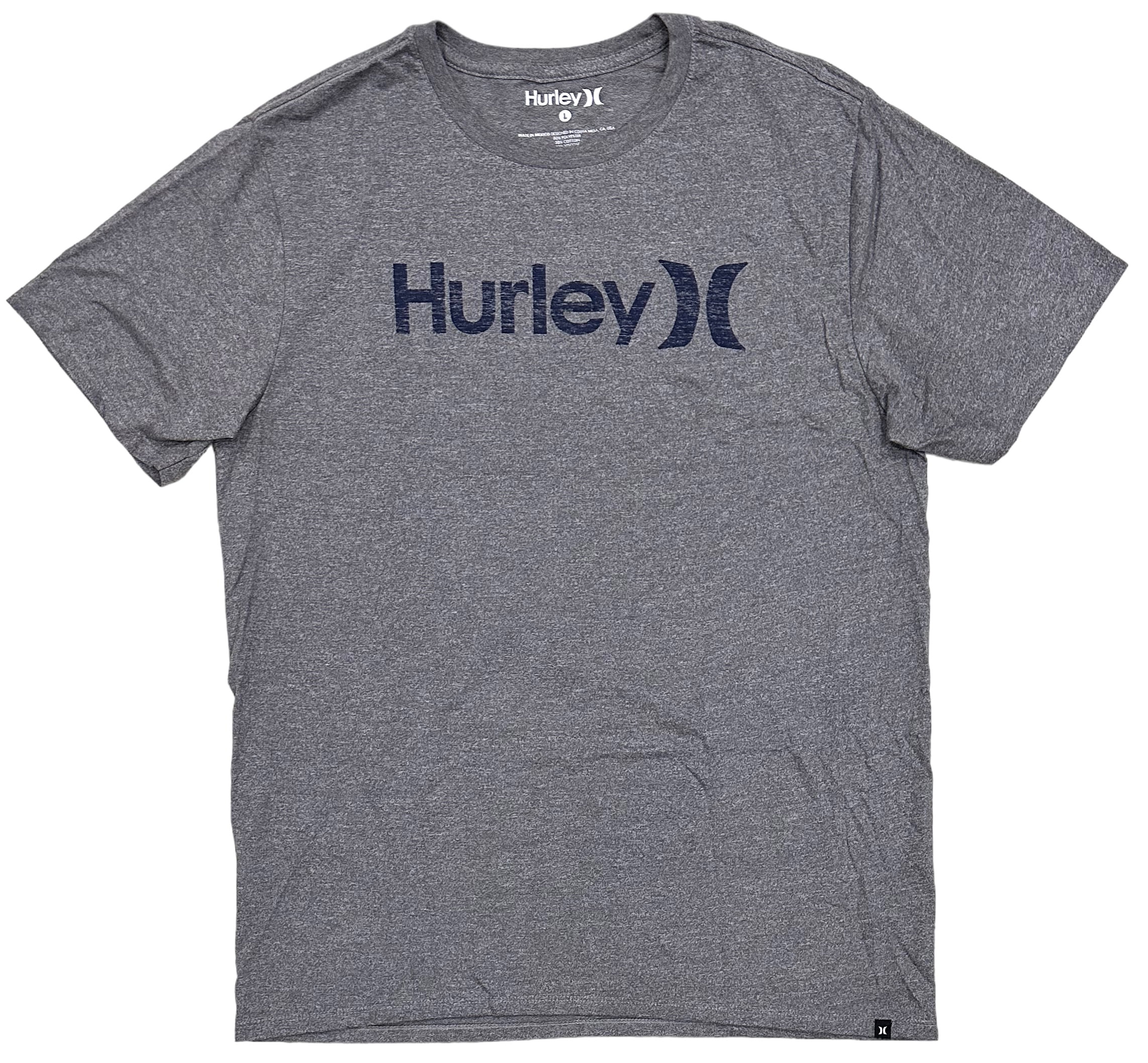 Hurley Men's One and Only Graphic Logo Short Sleeve Tee T-Shirt (X ...