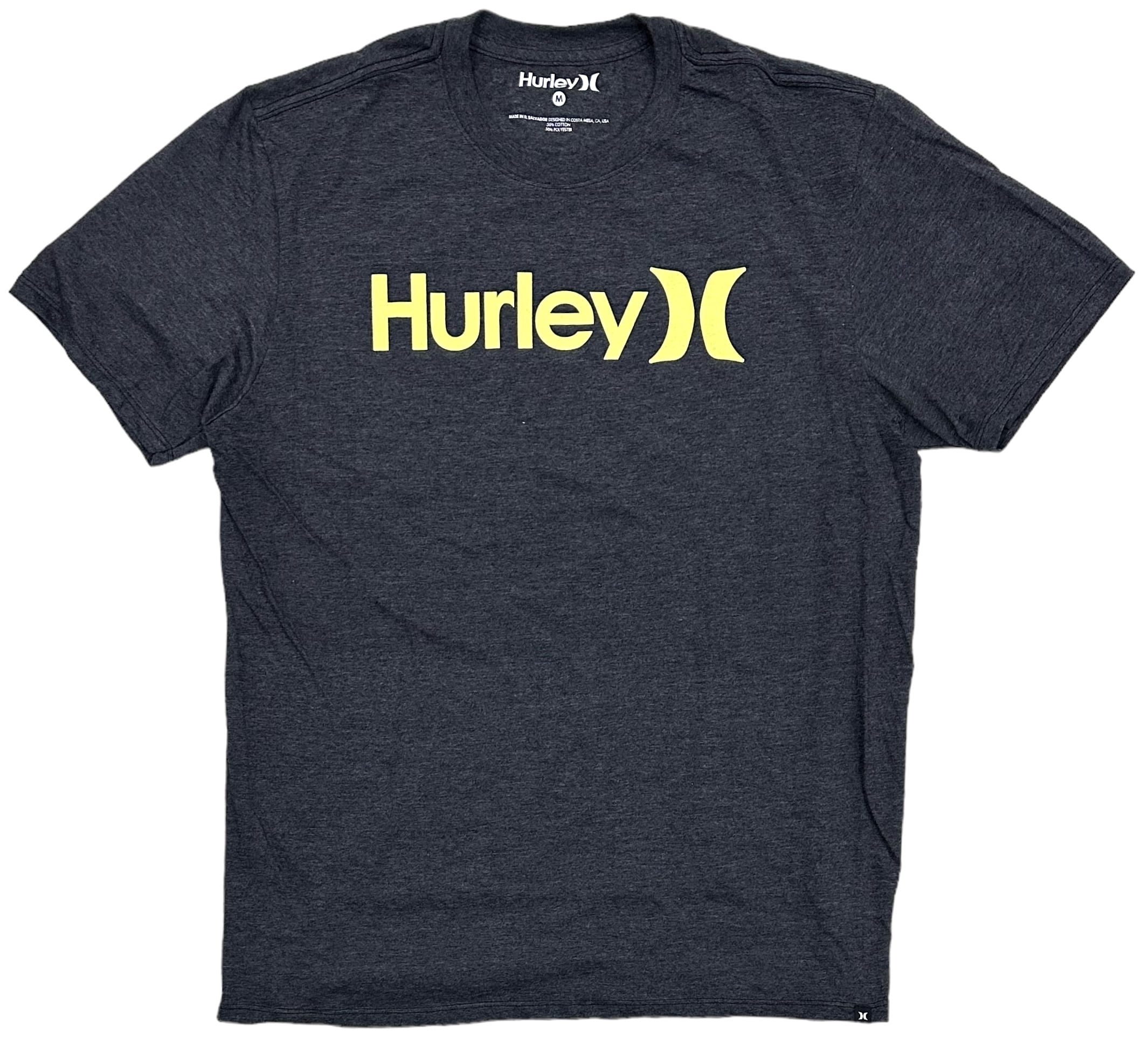 Hurley Men's One and Only Graphic Logo Short Sleeve Tee T-Shirt in ...