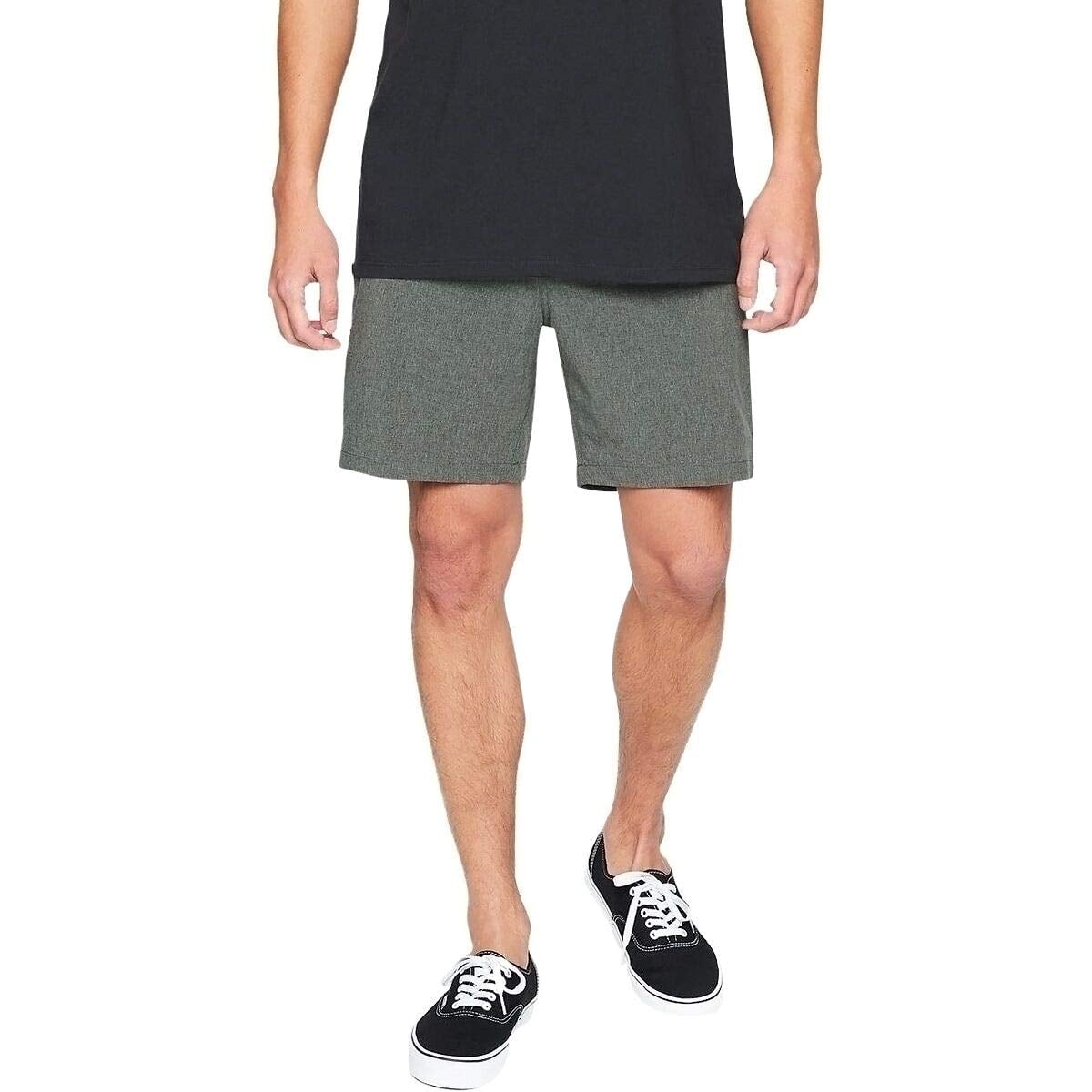 Hurley Men's Phantom 20" Walkshorts, Black Heather, 29 - Walmart.com