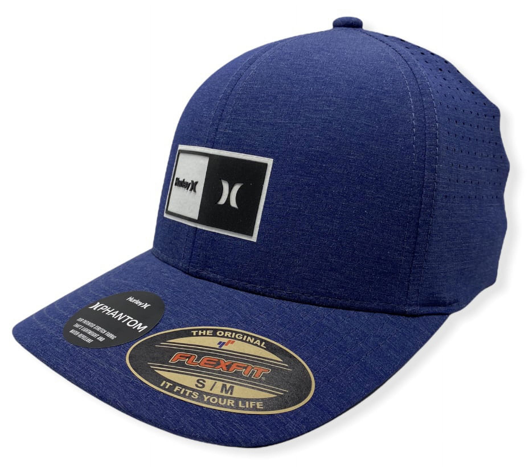 Hurley Men's Phantom H2O Dri-FIT Natural Flex Fit Hat Cap (Large/X ...