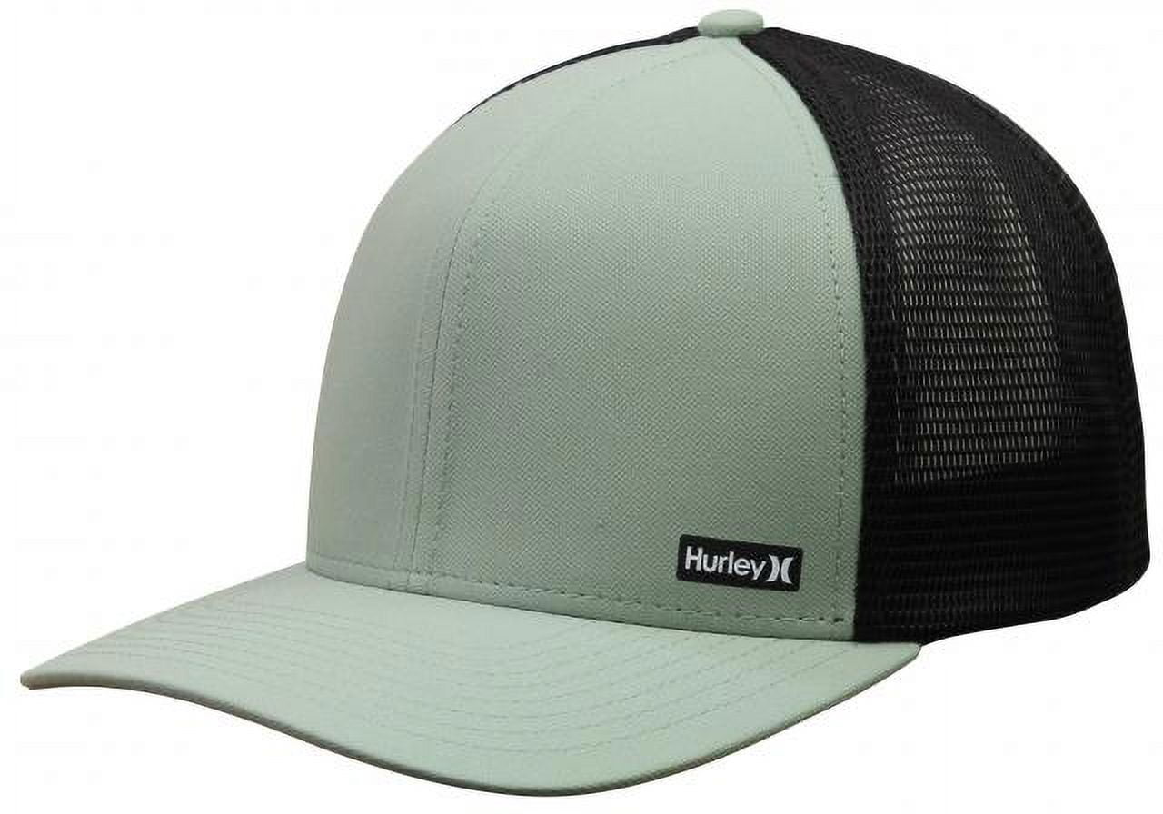 Hurley Men's Snapback Trucker Cap ~ Hurley League Silver Pine - Walmart.com