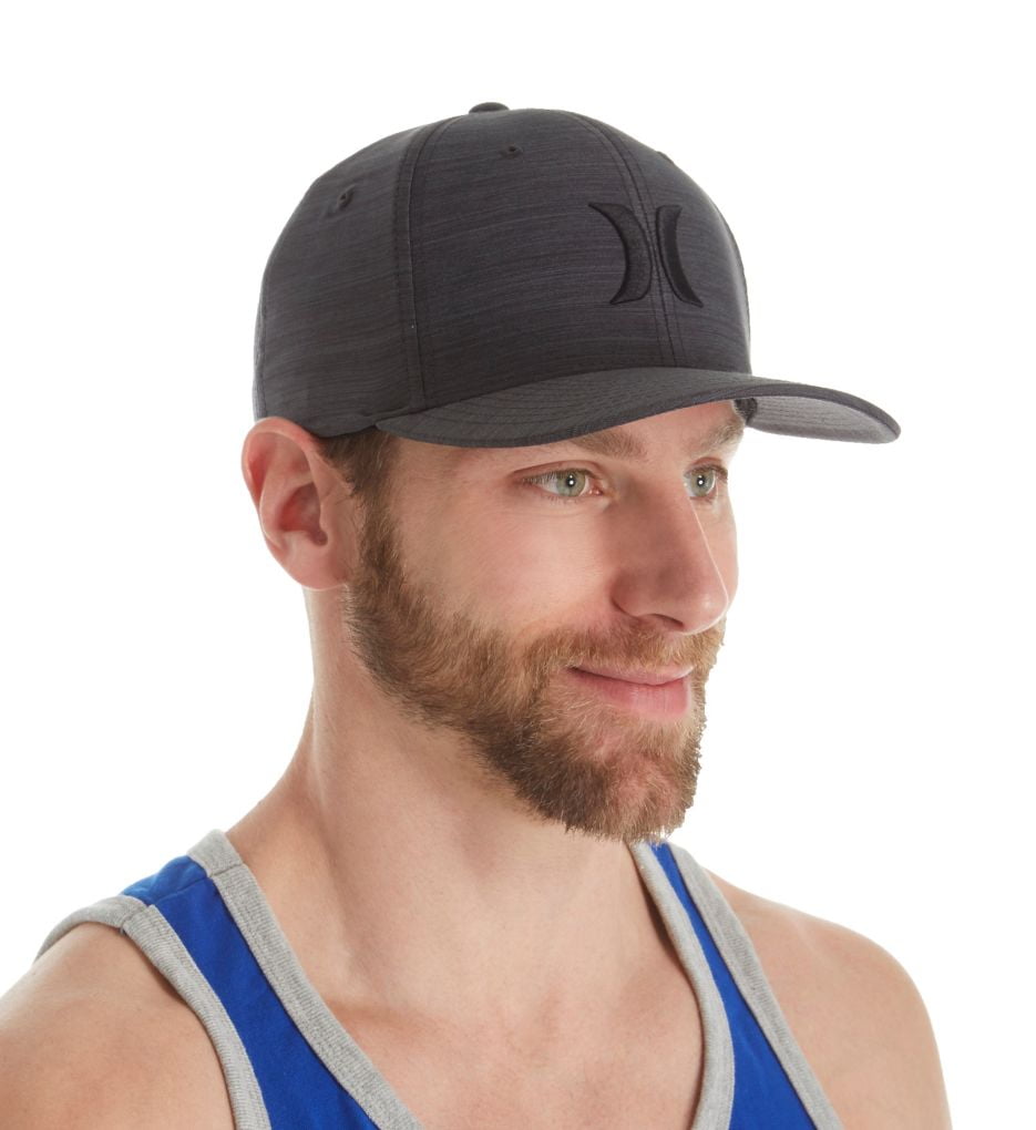 Hurley Men's Textures Baseball Cap, Black/Black Streak, S-M - Walmart.com