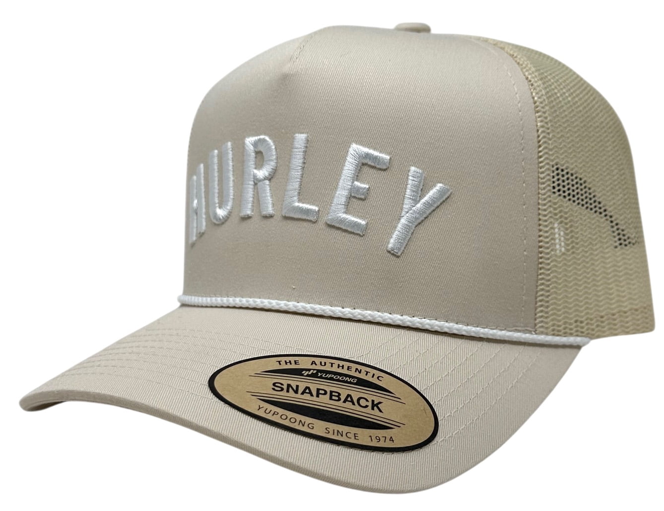 Hurley Men's Trucker Hat Surf Crest Embroidered Mesh Snapback Cap ...