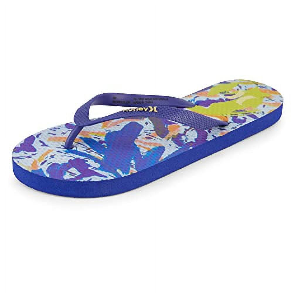 Hurley Womens Flip Flop Sandal Signal Blue 8 - Walmart.com