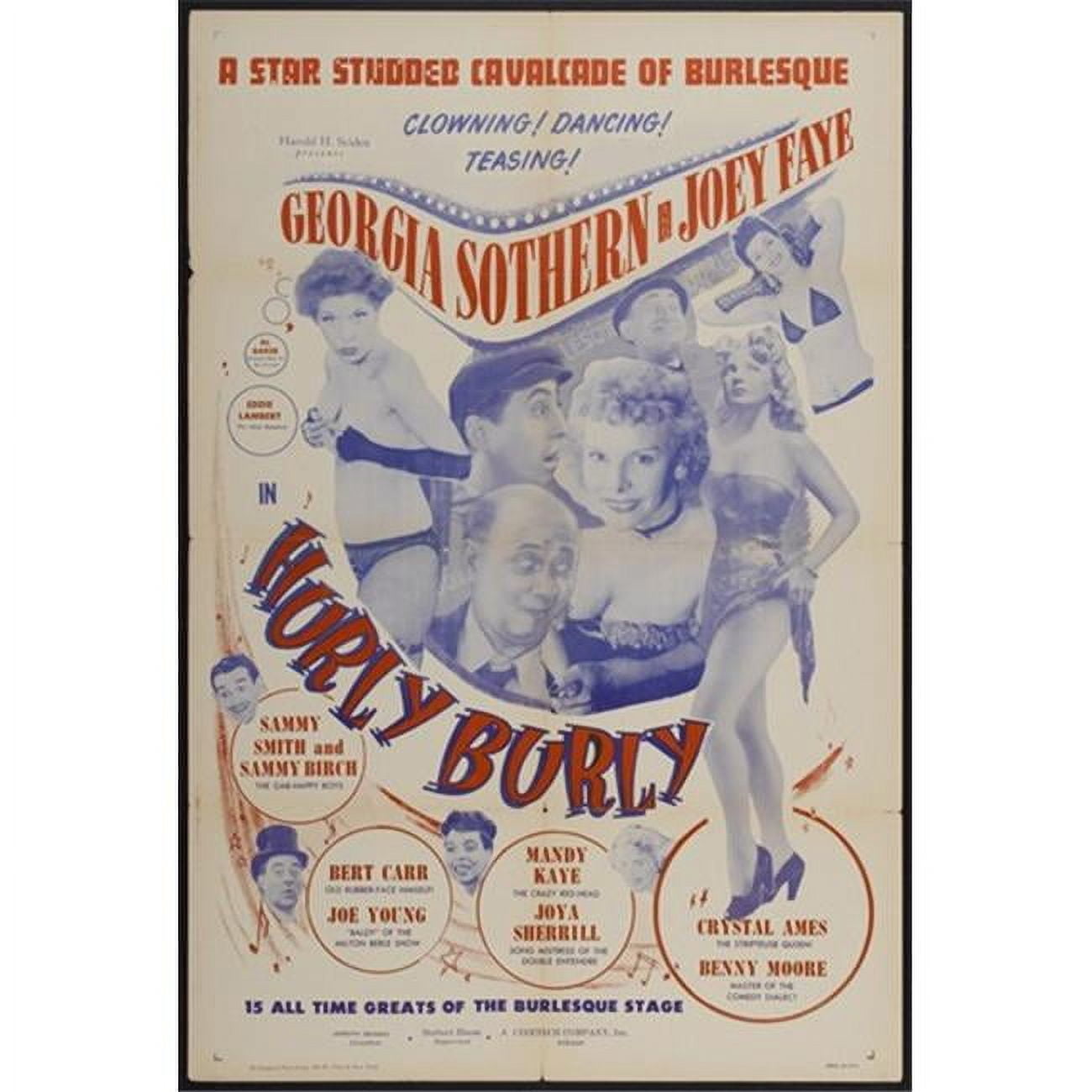 Hurly Burly Movie Poster - 11 x 17 in. - Walmart.com