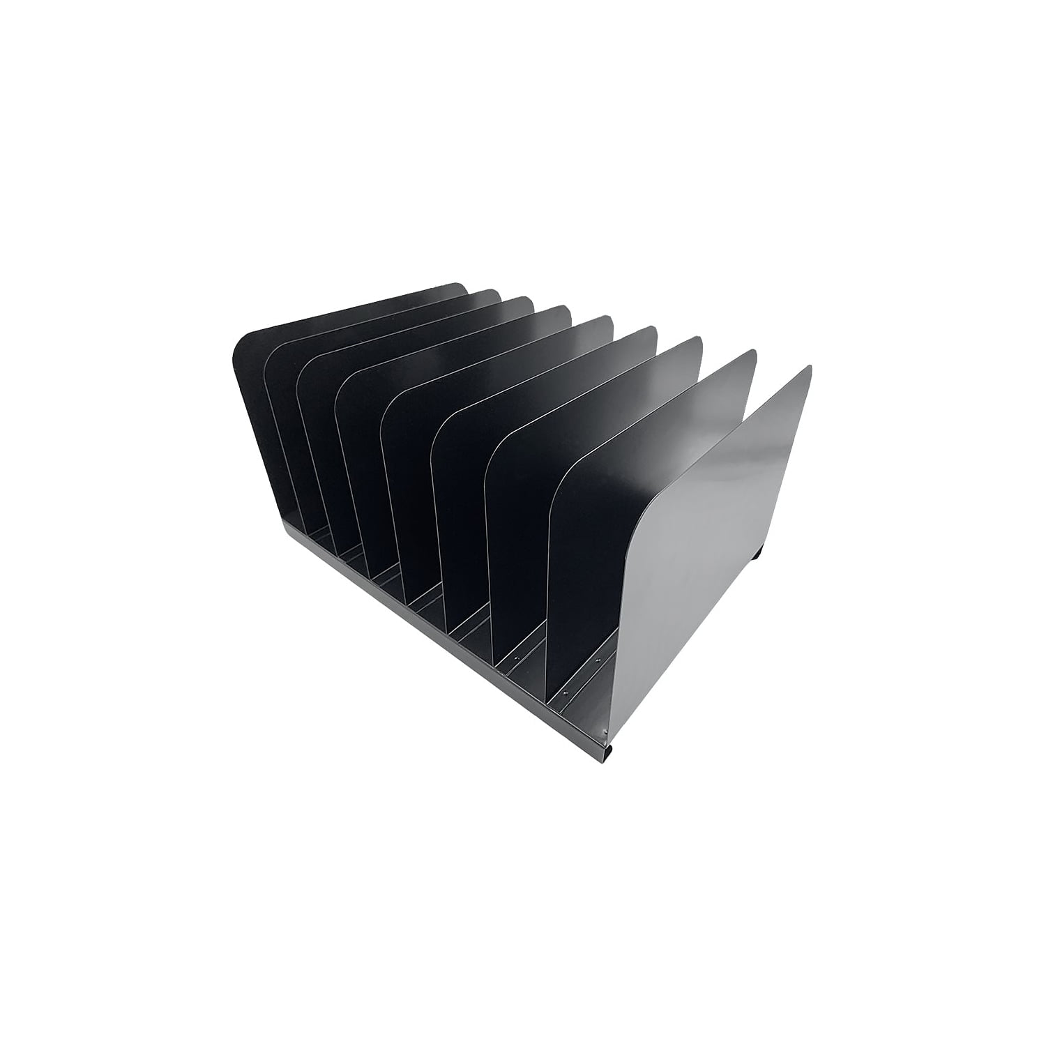 Free Shipping! Huron Organizer Vertical 8 Slot, Black Steel - Walmart ...