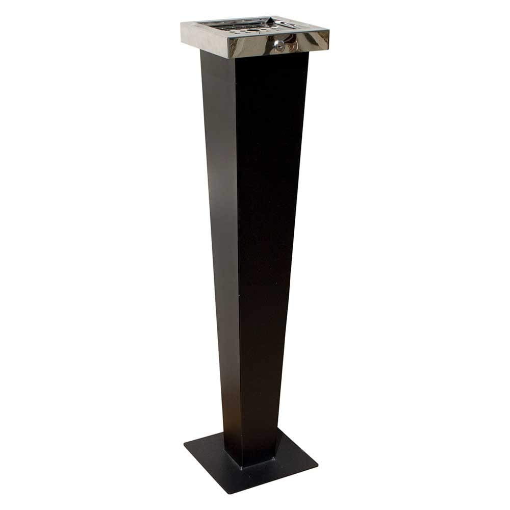 Huron Free Standing Cigarette Ash Receptacle Black - Walmart.com