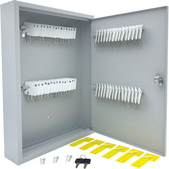 Huron Key Cabinet, Slotted, 60 Key - Walmart.com