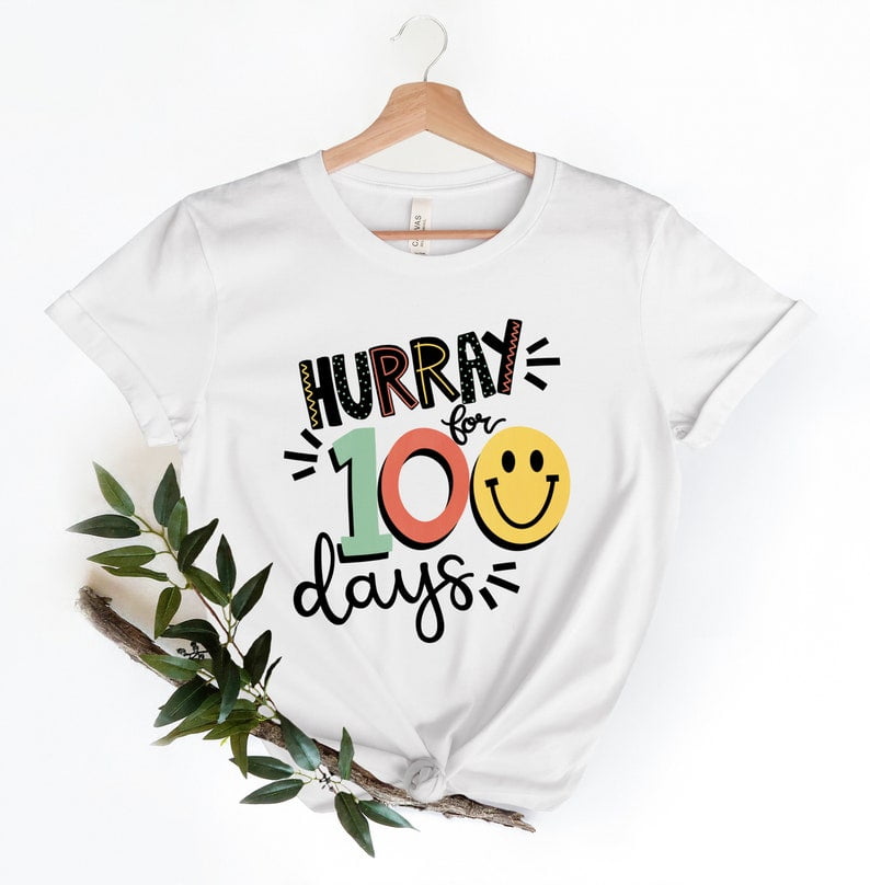 Hurray To School Shirt, Teacher 100 Days Shirt - Walmart.com