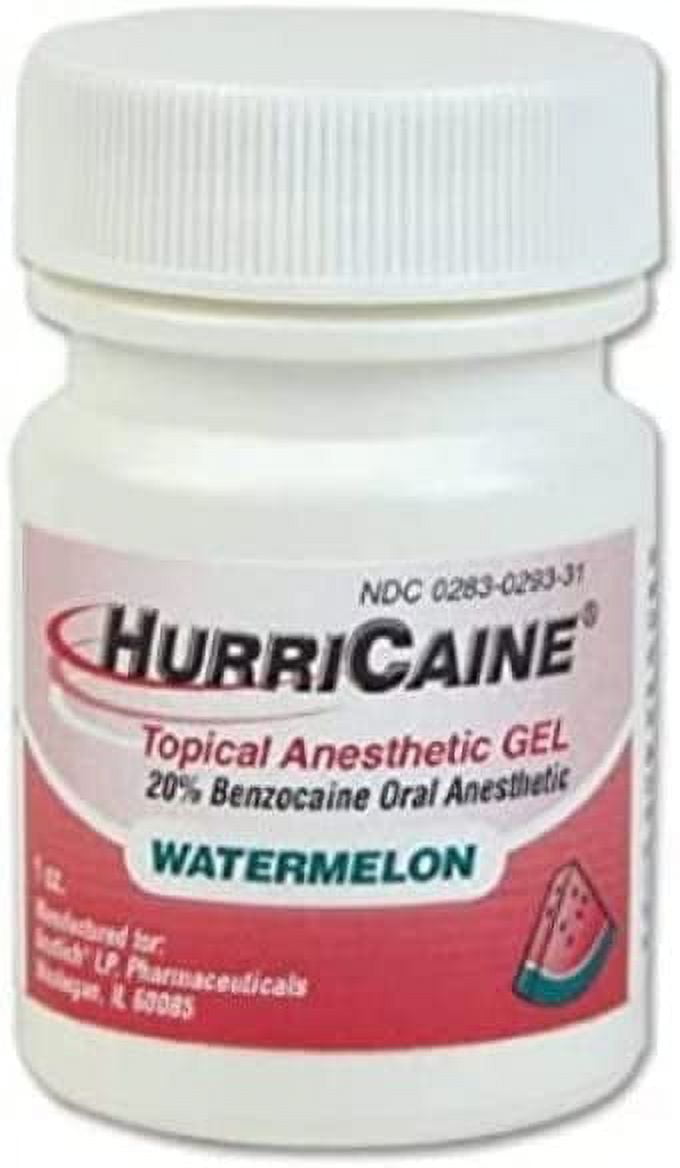 HurriCaine Topical Pain Relieving Medicine - Oral Relief for Mouth ...