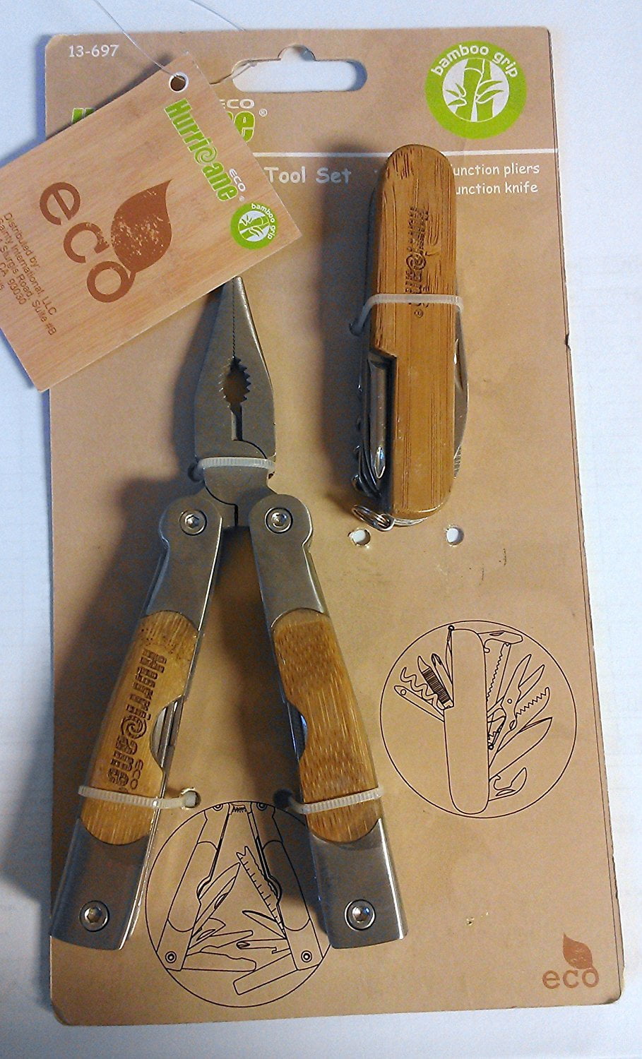 Hurricane 2 Pc Multi Function Pliers and Knife Tool Set - Walmart.com