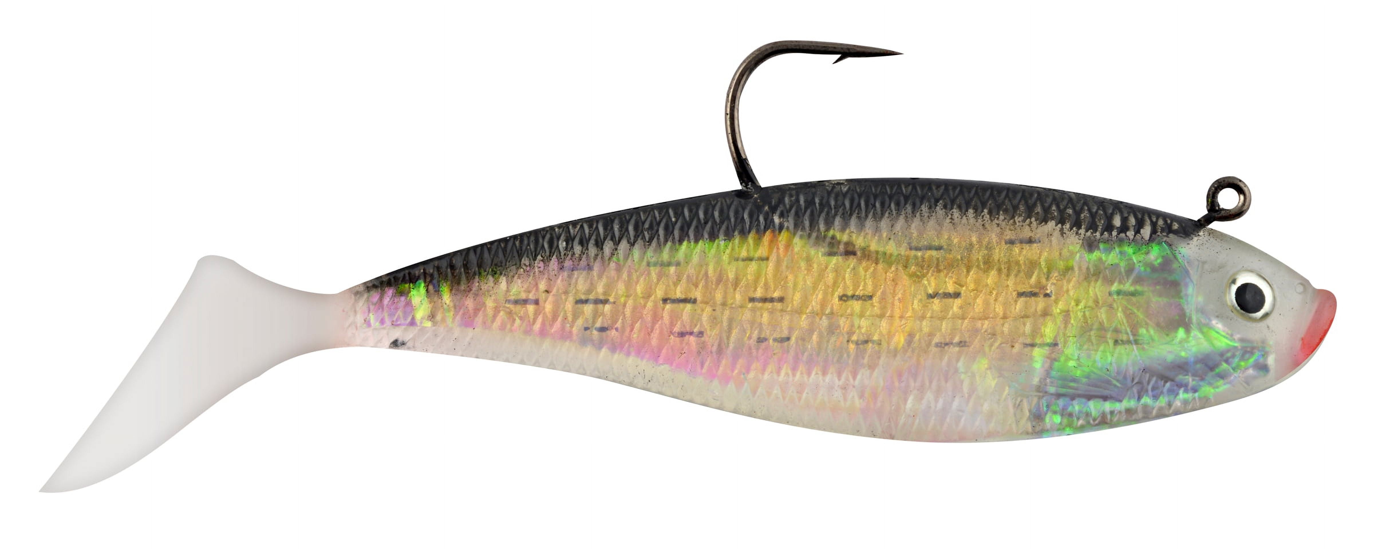 Hurricane 4" Swim Shad SS4-4-77 Soft Plastic Lure Bunker/Red Mouth ...
