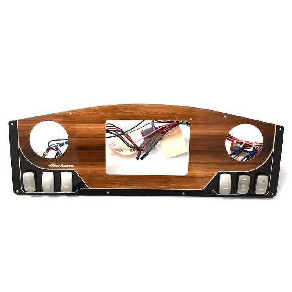 Hurricane Boat Dash Panels 455145 Sundeck 2690 Woodgrain Black Kit
