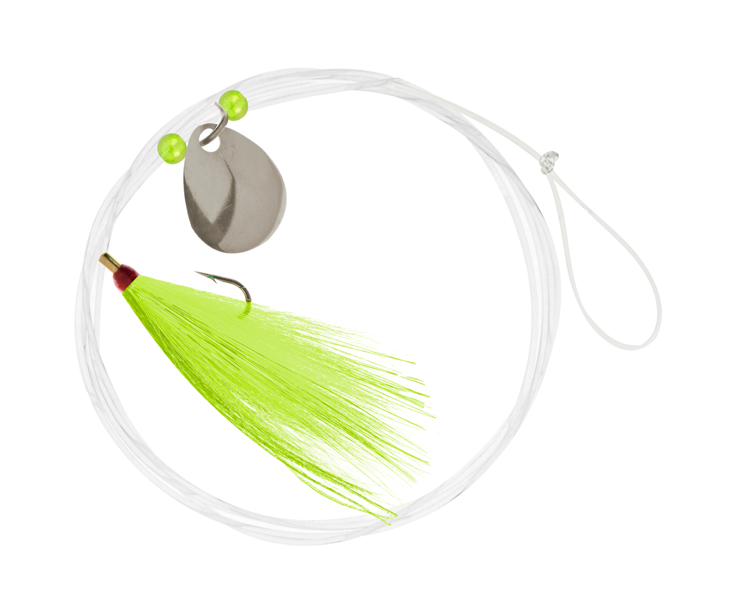 Hurricane Captain/32"/40lb Mono FCC3240-1/0 Fishing Rigs 1/0 Nickel ...