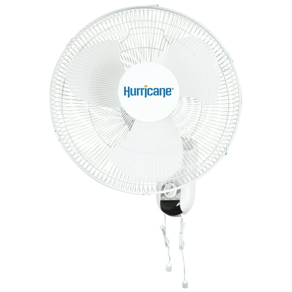 Open Box Hurricane Classic 16" 90 Degree 3 Speed Wall Mounted Fan ...