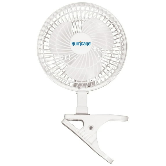 Hurricane Classic 6" Clip Fan 2 Speed Table Fan w/ Adjustable Tilt ...