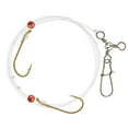 Hurricane Double Hook Saltwater Porgy Rig Fishing Equipment, #2, 20 ...