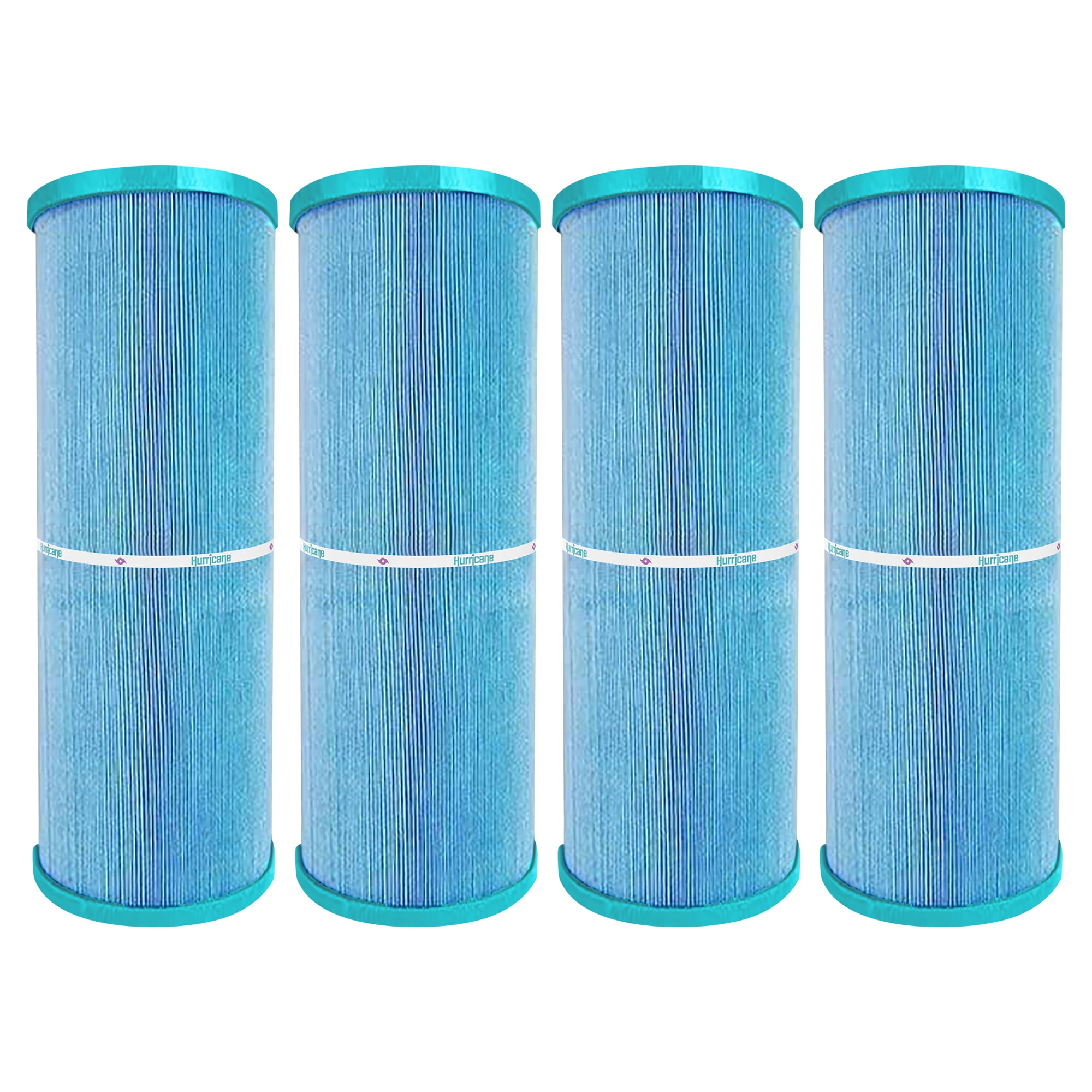Hurricane 4 Pack HF4H949-01M Elite Aseptic Pool Spa Filter Cartridge ...
