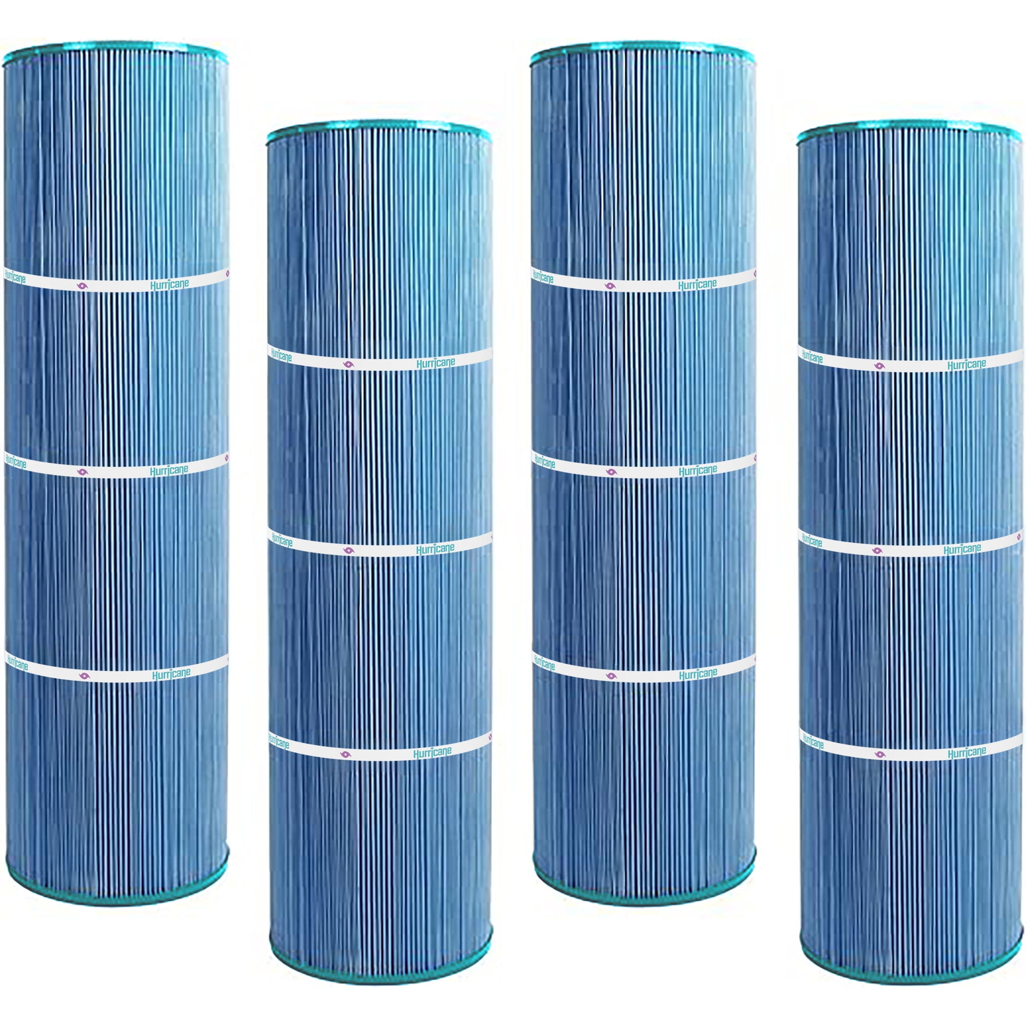 Hurricane 4 Pack HF7487-04M Elite Aseptic Pool Filter Cartridge ...