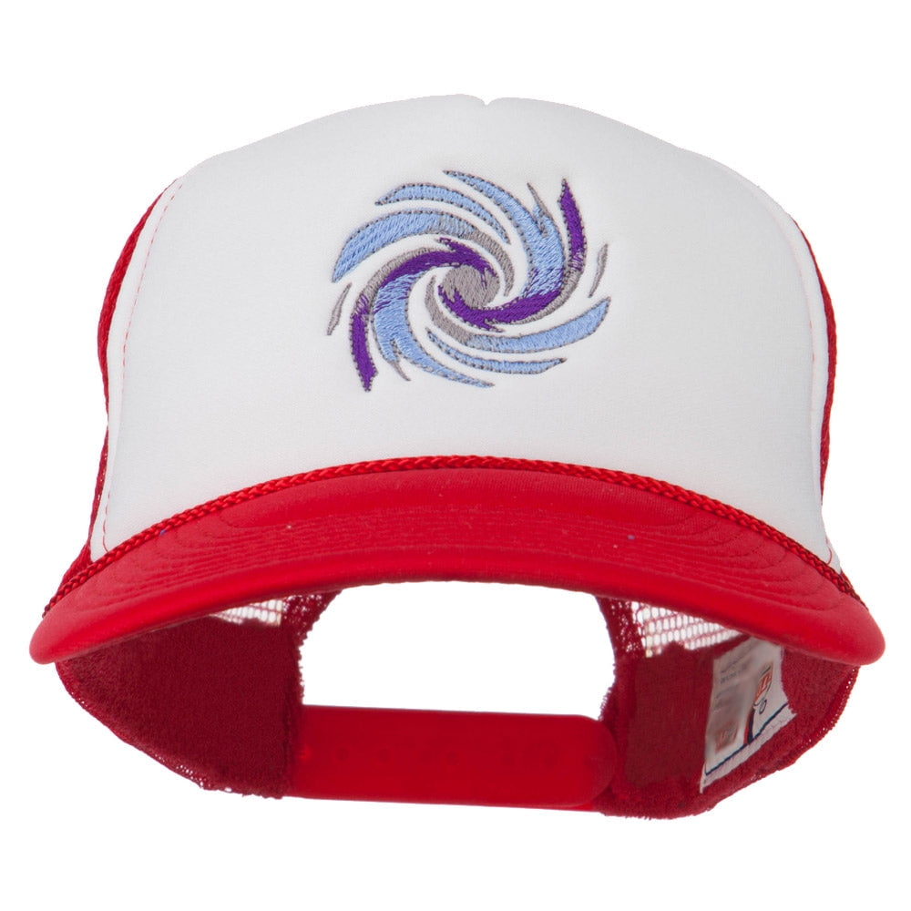 Hurricane Embroidered Foam Mesh Back Cap - Red White Red OSFM - Walmart.com