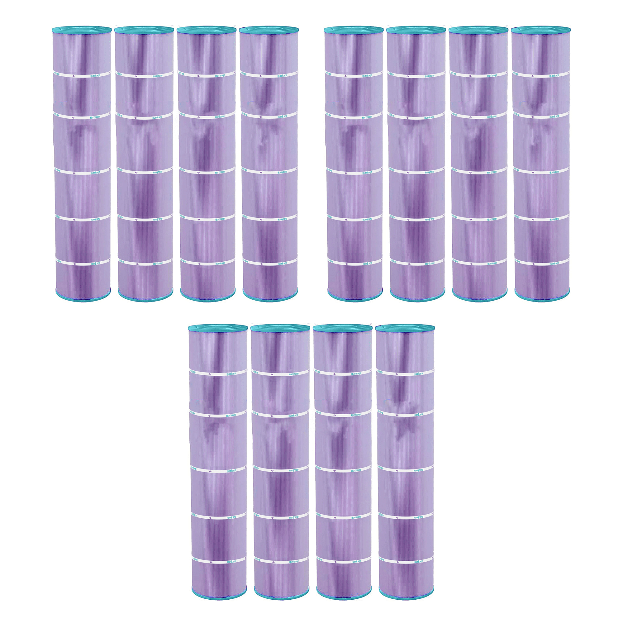 Hurricane 12 Pack HF7482-04P Platinum Purple Spa Filter Cartridge ...