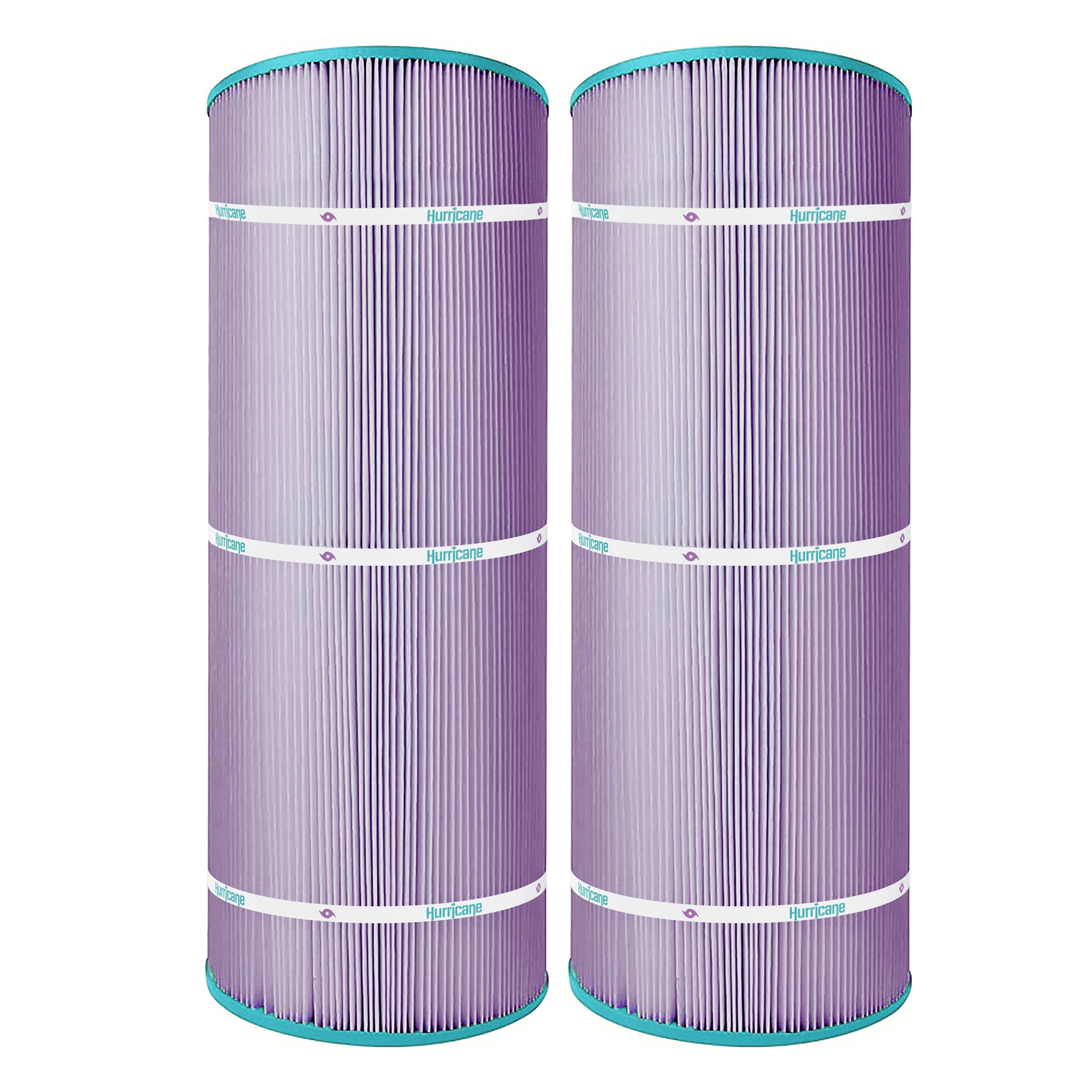 Hurricane 2 Pack HF8410-01P Platinum Purple Pool Filter Cartridge ...