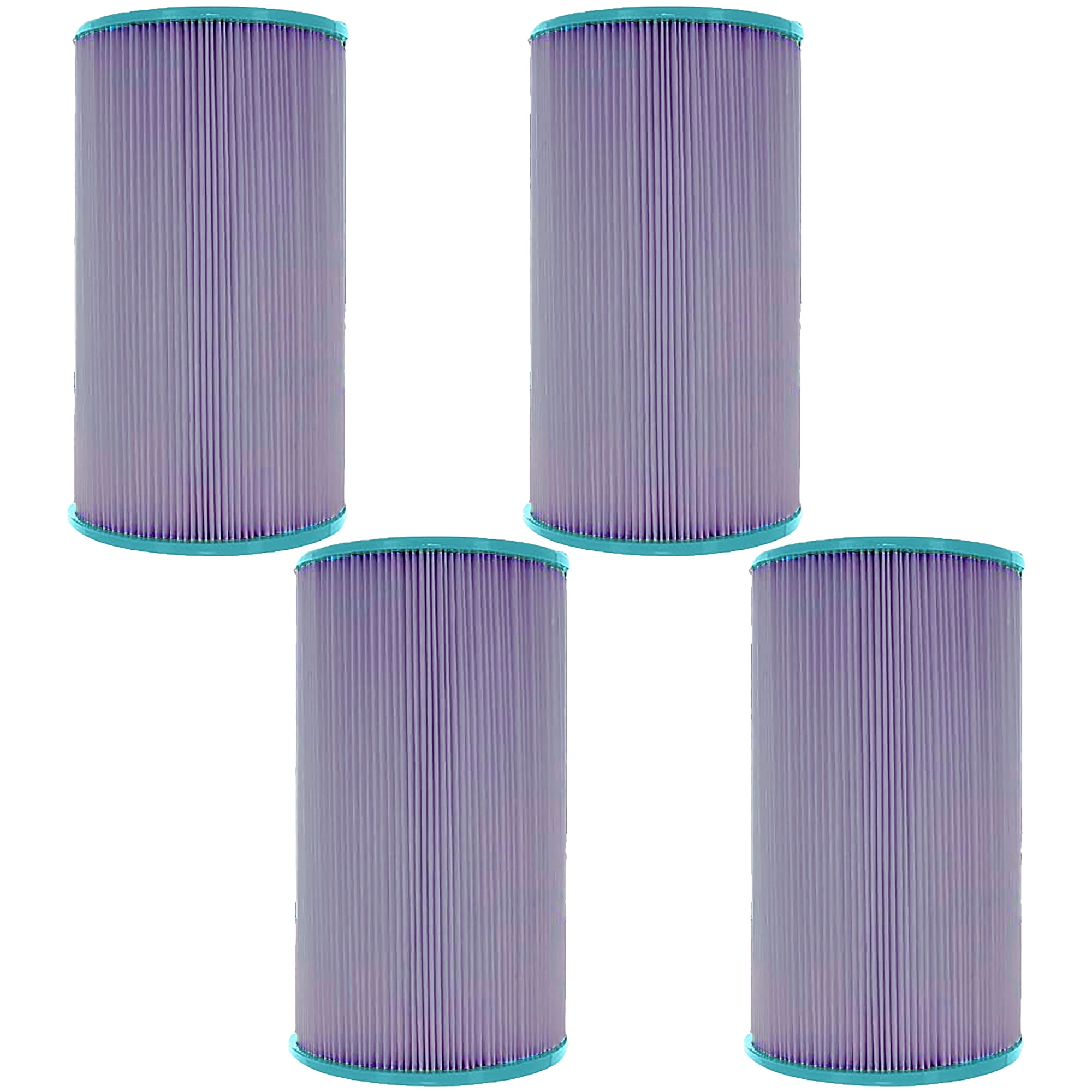 Hurricane 4 Pack HF6430-01P Platinum Purple Spa Filter Cartridge ...