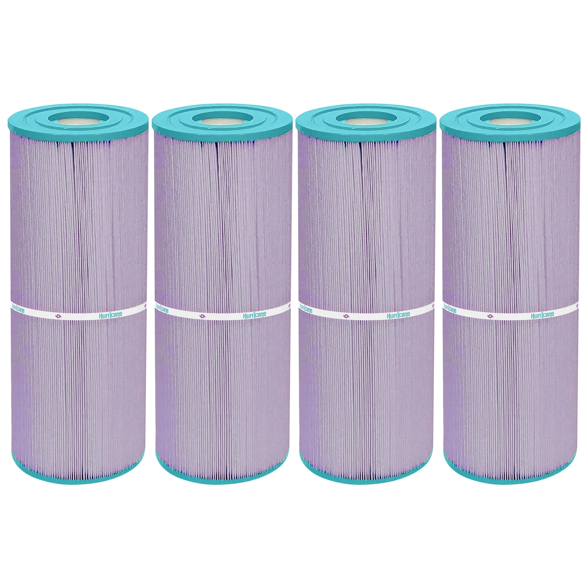 Hurricane 4 Pack HF4950-01P Platinum Purple Spa Filter Cartridge ...