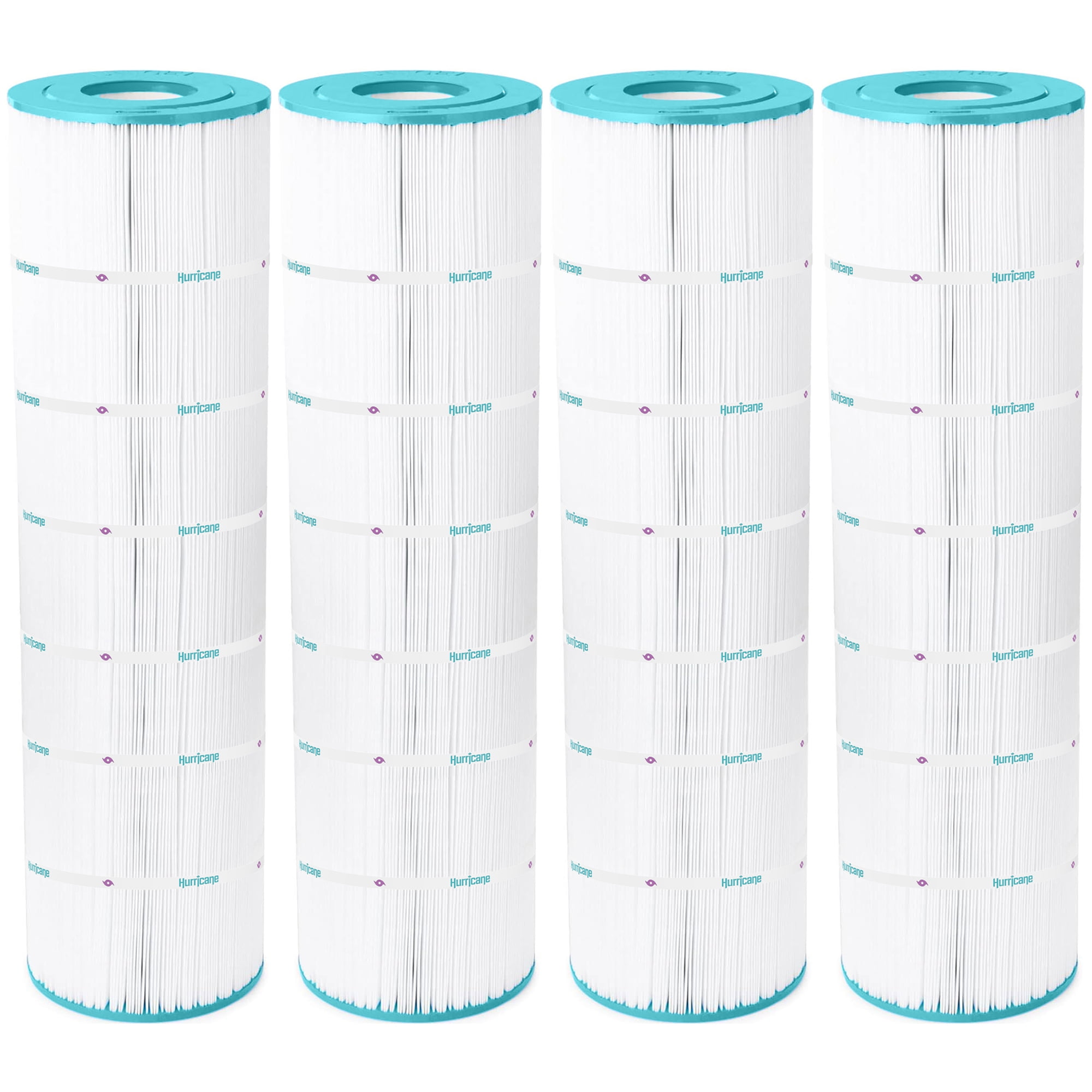 Hurricane 4 Pack HF8418-01 Advanced Pool and Spa Filter Cartridge ...
