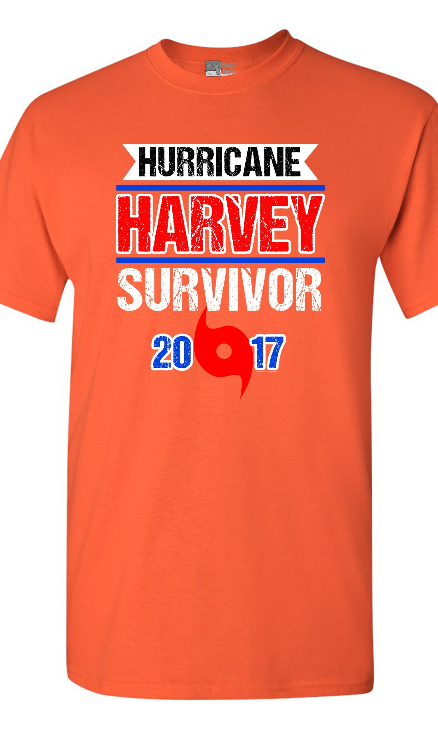 Hurricane Harvey Survivor Cyclone Symbol 2017 Houston Texas DT Adult T ...