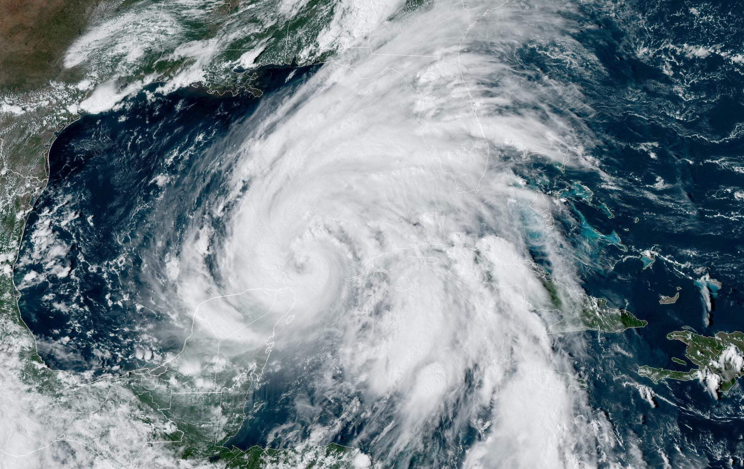 Hurricane Helene Storm Eye Glossy Poster Picture Photo Print Banner ...