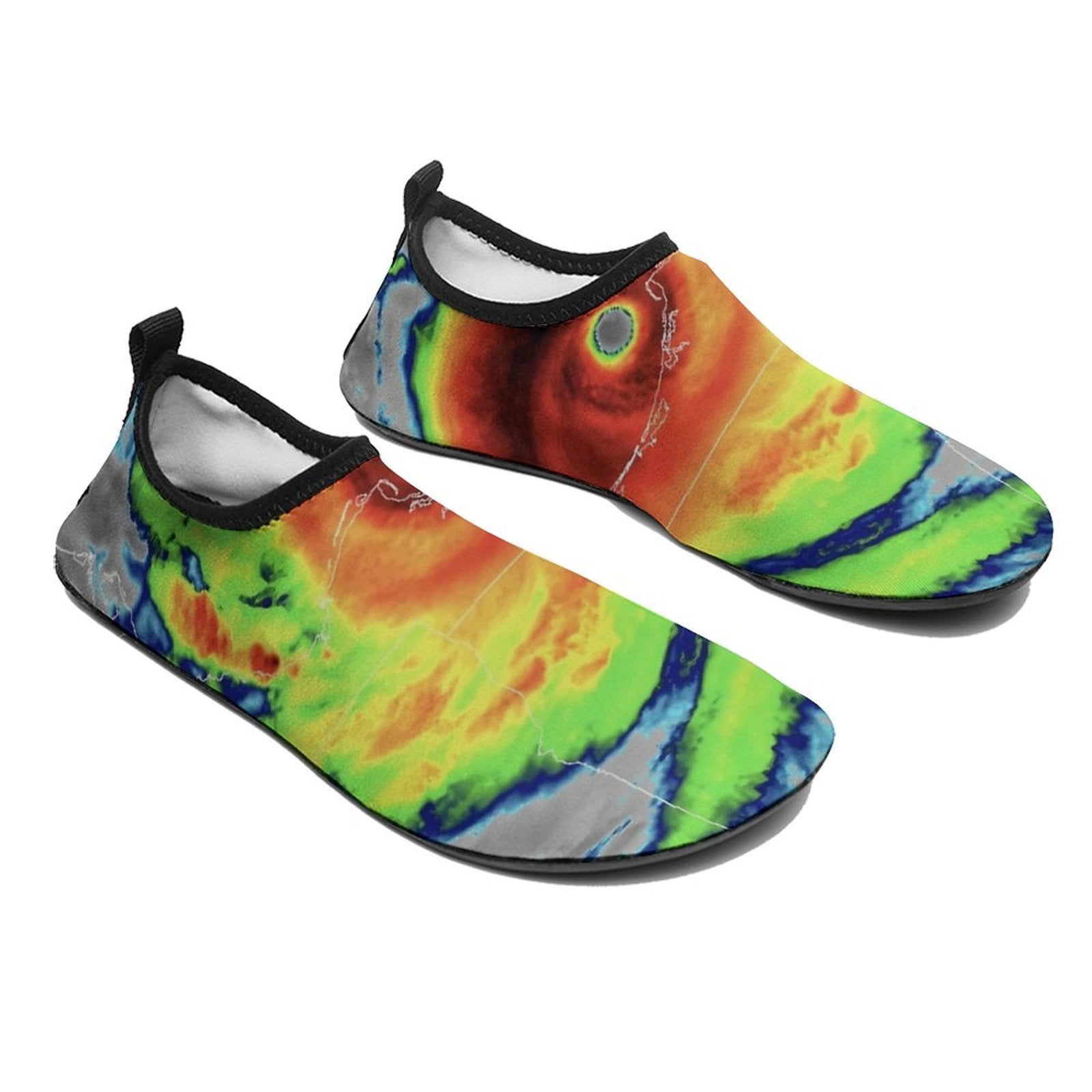 Hurricane Micheal Infrared Satellite Water Shoes Beach Slip-on Shoes ...