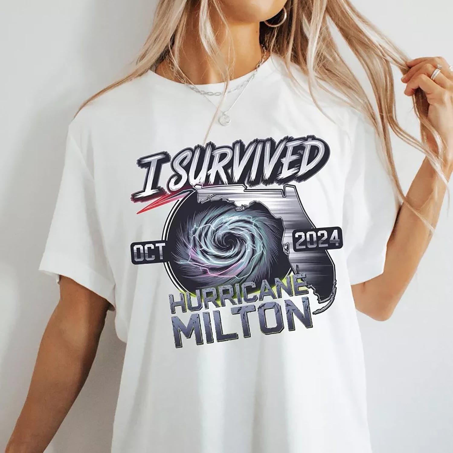 Hurricane Milton Survivor Unisex Shirt Resilience Tee I Survived Hurricane Mil - Walmart.com