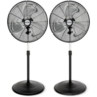 Global Industrial High Speed 20" Oscillating Pedestal Fan, 3-Blade ...