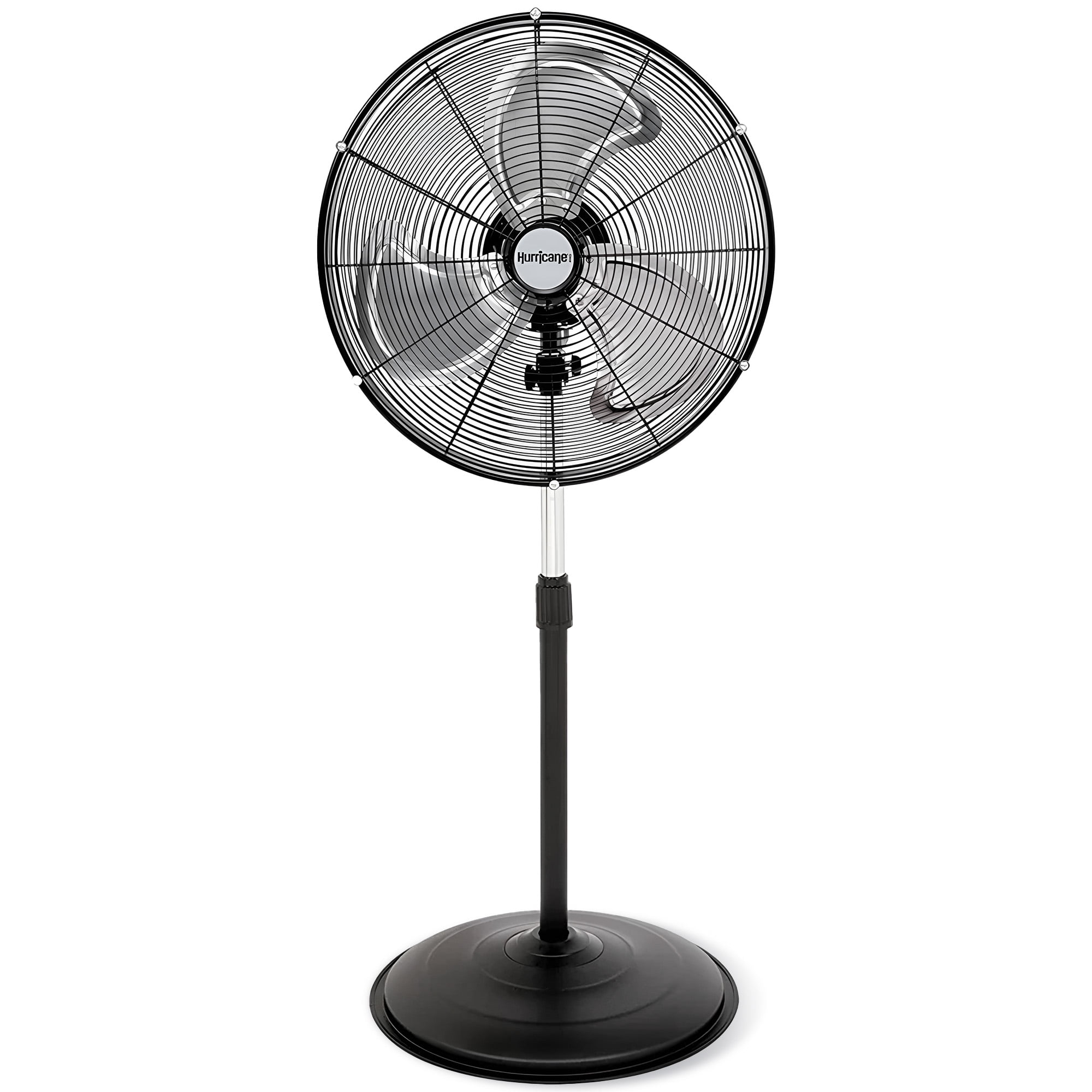 Hurricane Pro Large 20 Inch High Velocity Oscillating Metal Stand Fan ...