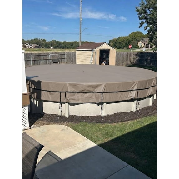 Hurricane Next-Gen Round Above Ground Pool Covers - Unmatched Wind ...