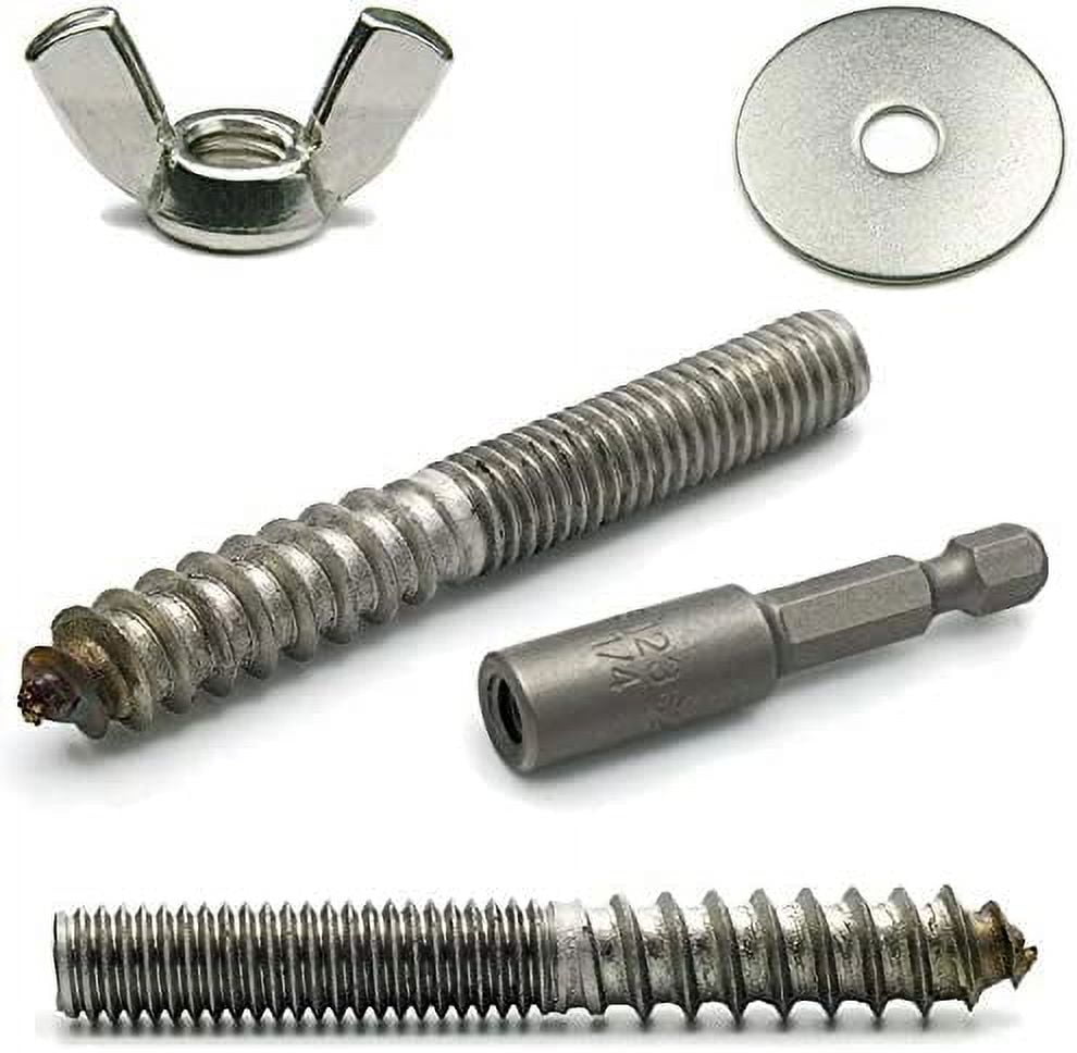 Hurricane Shutter Hardware Kit with Stainless Steel Hanger Bolts, Nuts ...