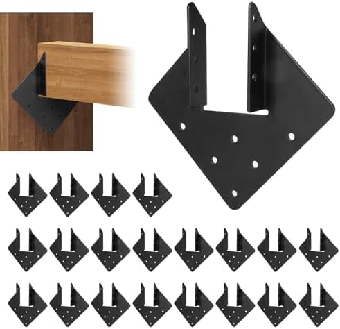 Hurricane Ties for Rafter, 12-Gauge Hurricane Tie for 2x4 Post(Inner 1 ...