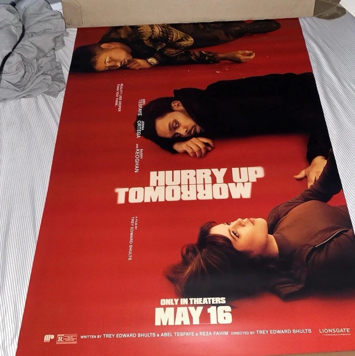 Hurry Up Tomorrow (2025) The Weekknd & Jenna Ortegas Movie Poster, Modern Room Decorative Arts ...