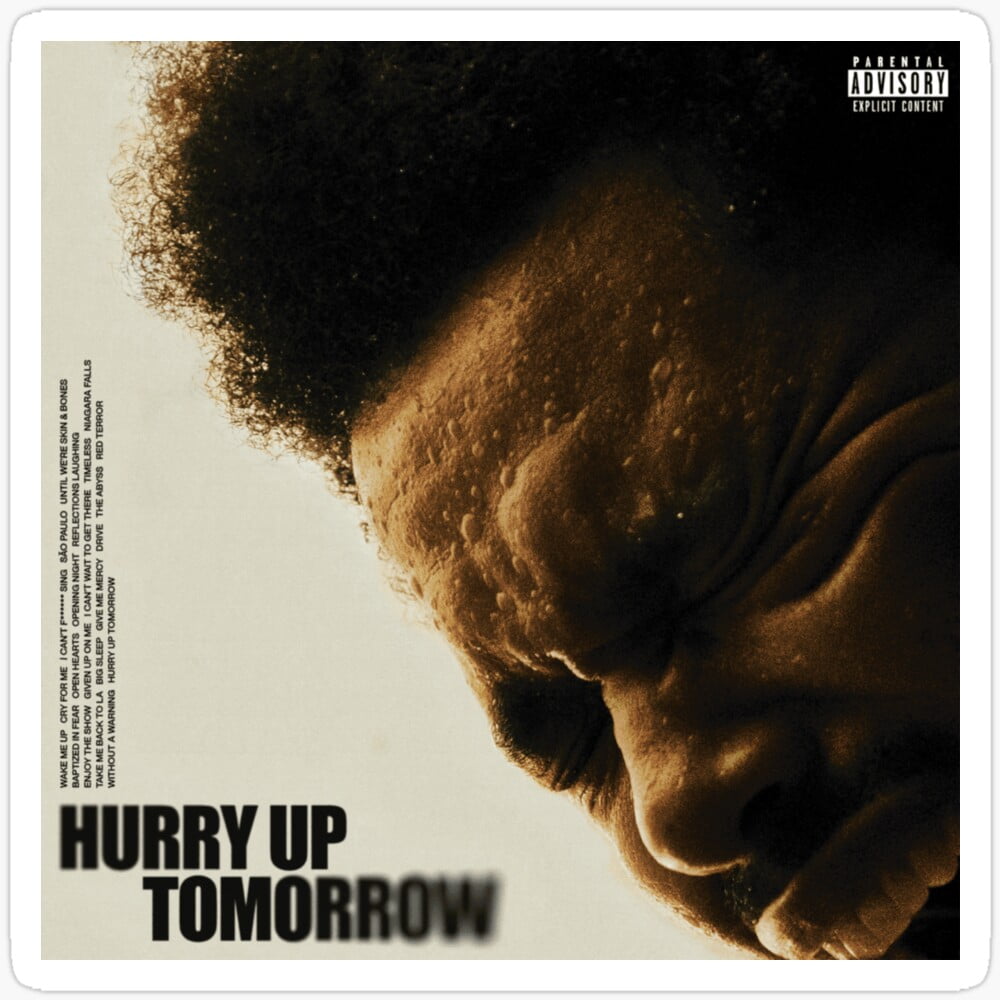 Hurry Up Tomorrow Sticker Phone Decal Water Bottle Stickers Car Decals ...