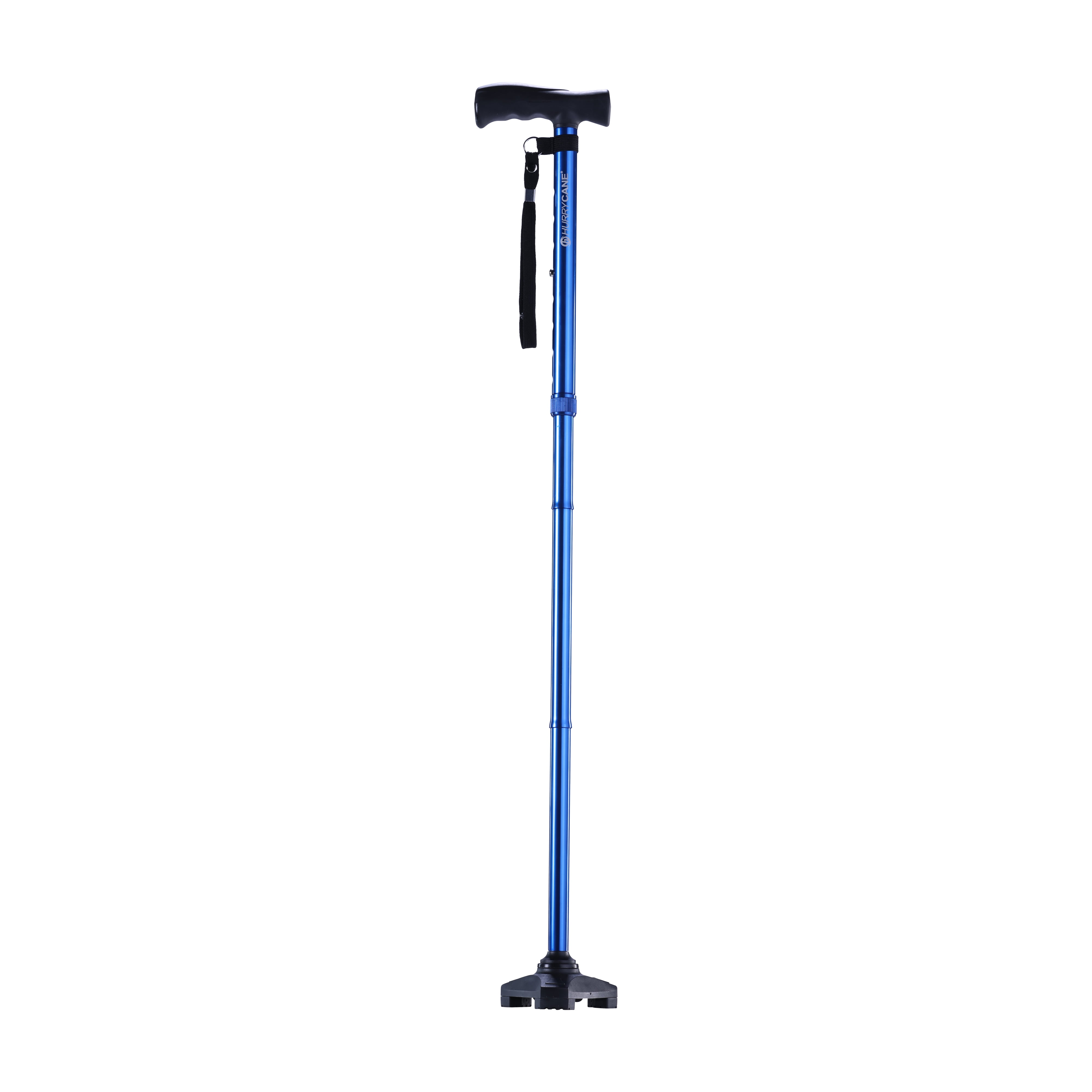 HurryCane HurryCane Freedom Edition Folding Cane with T Handle, Blue ...