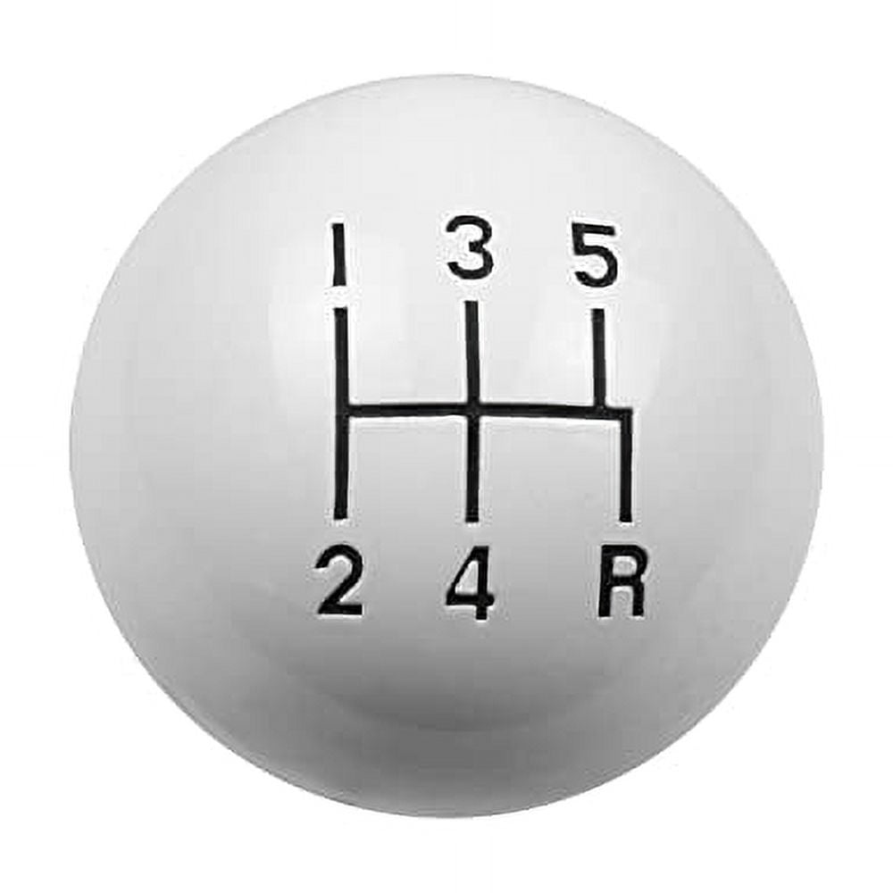 Hurst 1630025 White 5-Speed Replacement Shifter Knob - Walmart.com