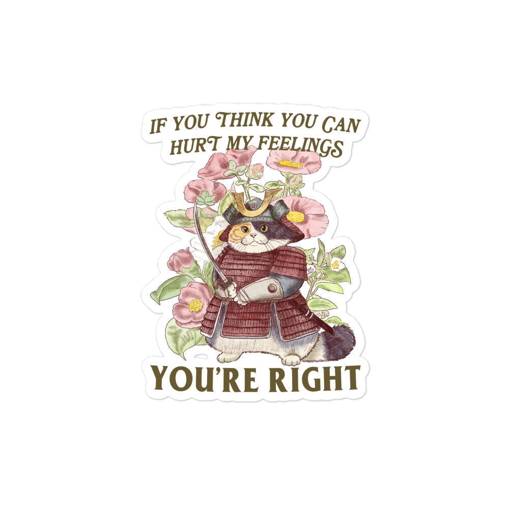 Hurt Feelings Bubble-free stickers vinyl decal cute sticker aesthetic ...