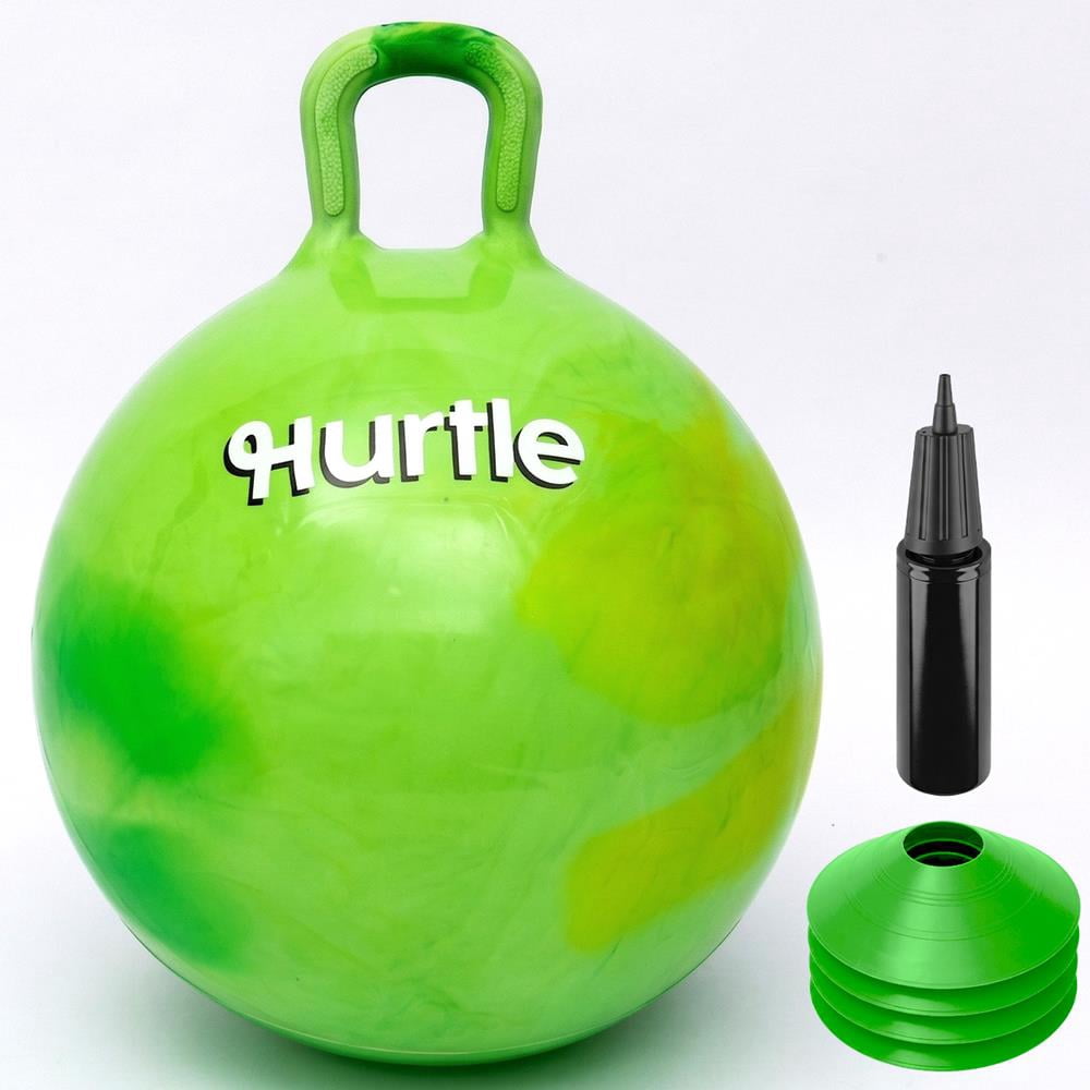 Hurtle 20" Marble Hopper Ball for Kids – Bouncy Ball with Handles, Air ...