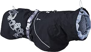 Hurtta Drizzle Coat, Raven, 10 in - Walmart.com