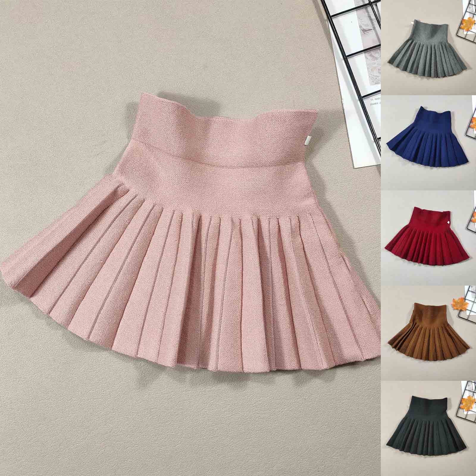 Hurxie 2025 Girl Pleated Skirts Little Kid Tennis Skirts Skorts Toddler ...