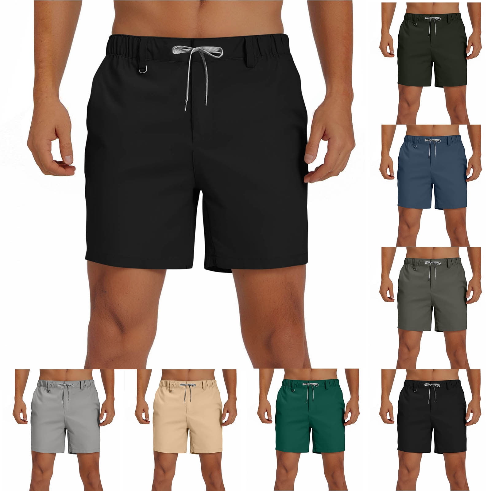 Hurxie Deals Gym Shorts Mens Small Mens Shorts Athletic Mesh Mens ...